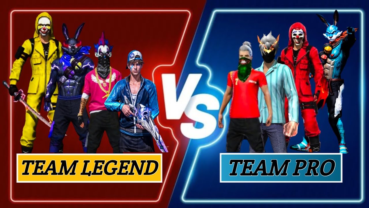 Team Legend vs Team Pro 😵| 4vs4 custom Highlights 🥶 - YouTube