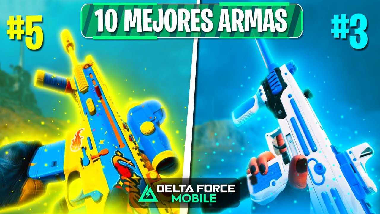 LAS 10 MEJORES ARMAS para DESTROZAR en DELTA FORCE MOBILE + CLASES ...