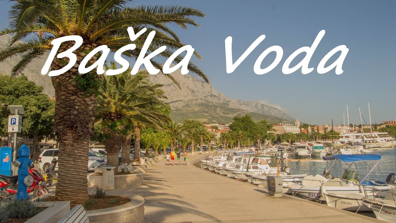 Baska Voda plaże, palmy, Adriatyk, masyw Biokovo, atrakcje i trasa do ...