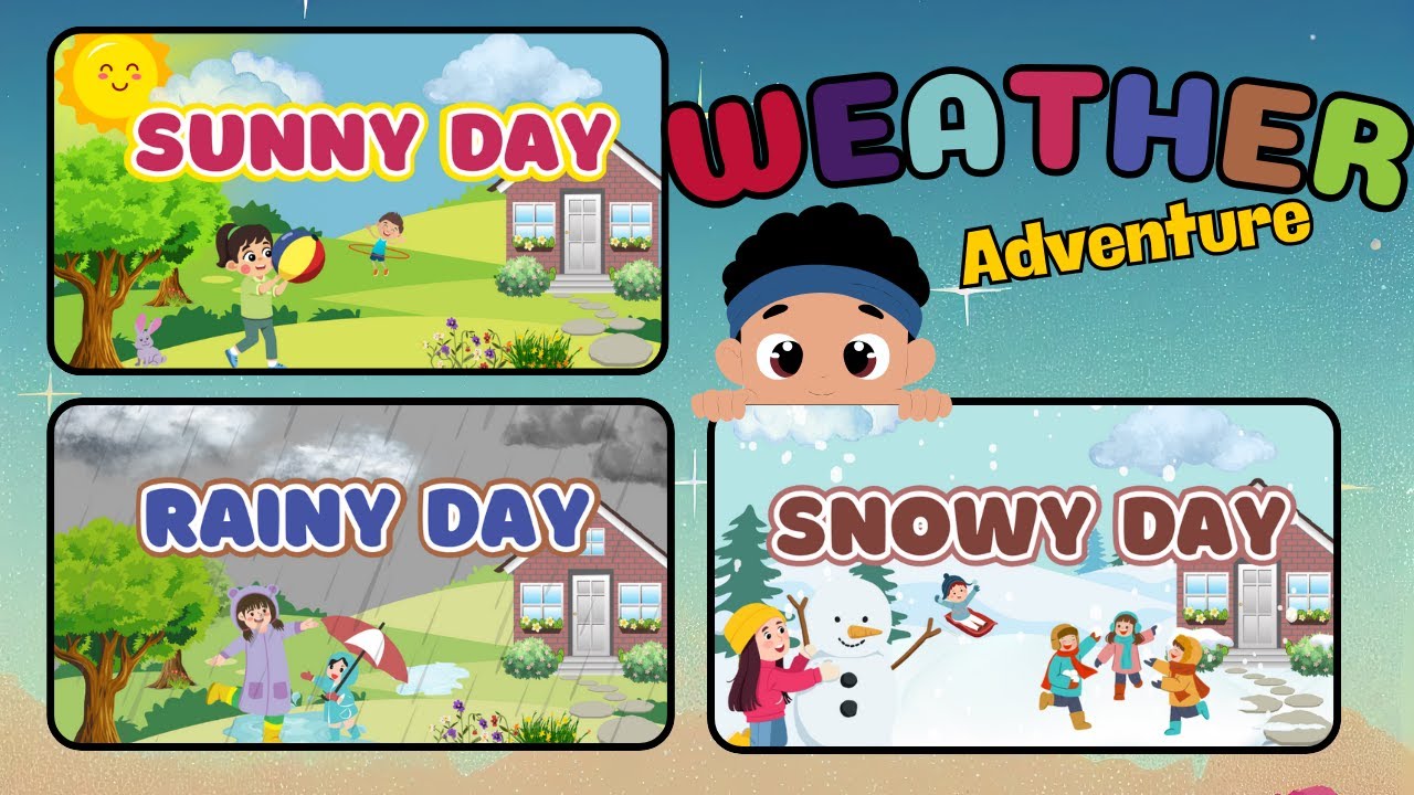 WEATHER | FUN ACTIVITIES to do! | LEARNING VIDEOS FOR KIDS ...