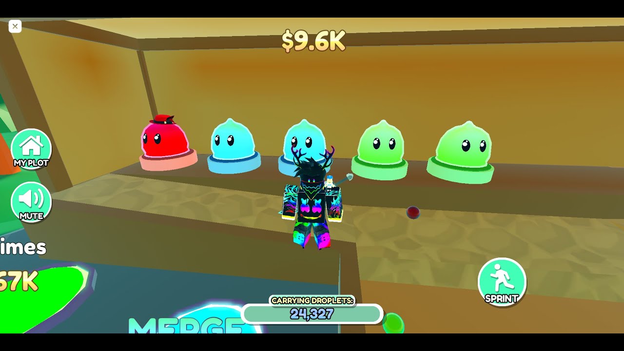 Getting the crimson slime in slime tower tycoon(roblox) - YouTube
