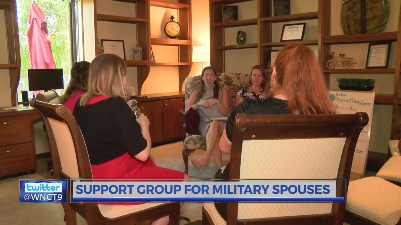 Military spouse support group holds first meeting in Jacksonville - YouTube