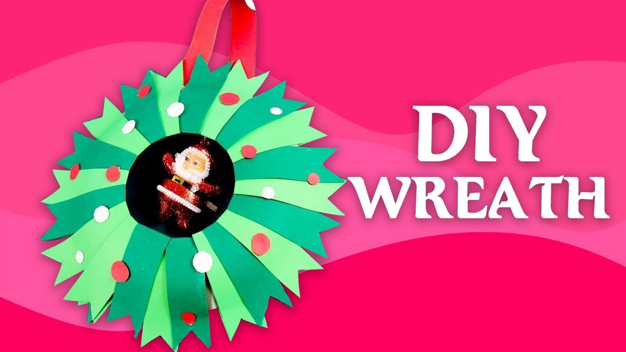How To Make Easiest DIY Wreath | Home Decorations Ideas | Art & Craft ...