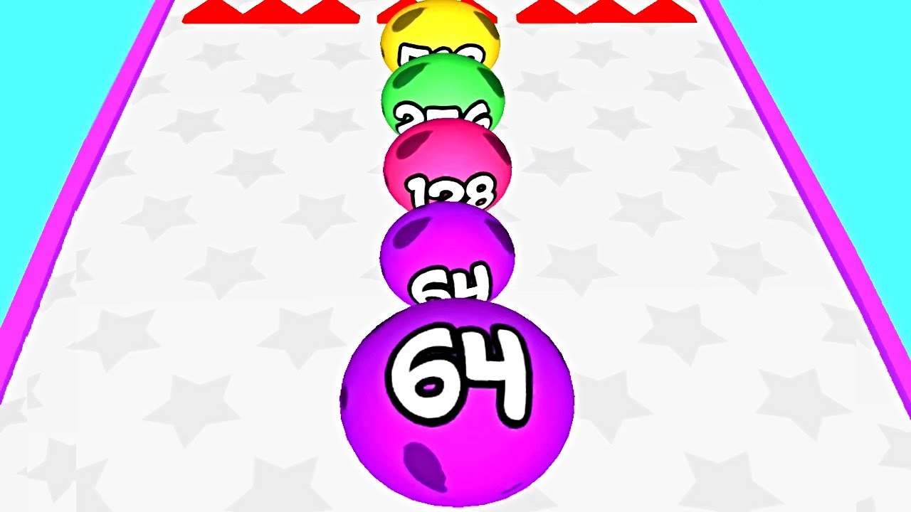 Ball Game Fun Race Run 2048 3D ! All Levels Gameplay (669-671) android ...