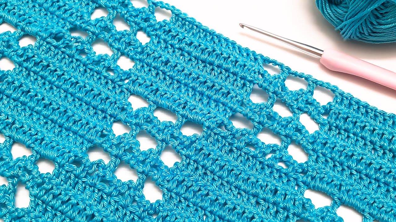 Very Easy 💝 Beautiful Crochet Lace Pattern / Crochet Stitches / Crochet ...