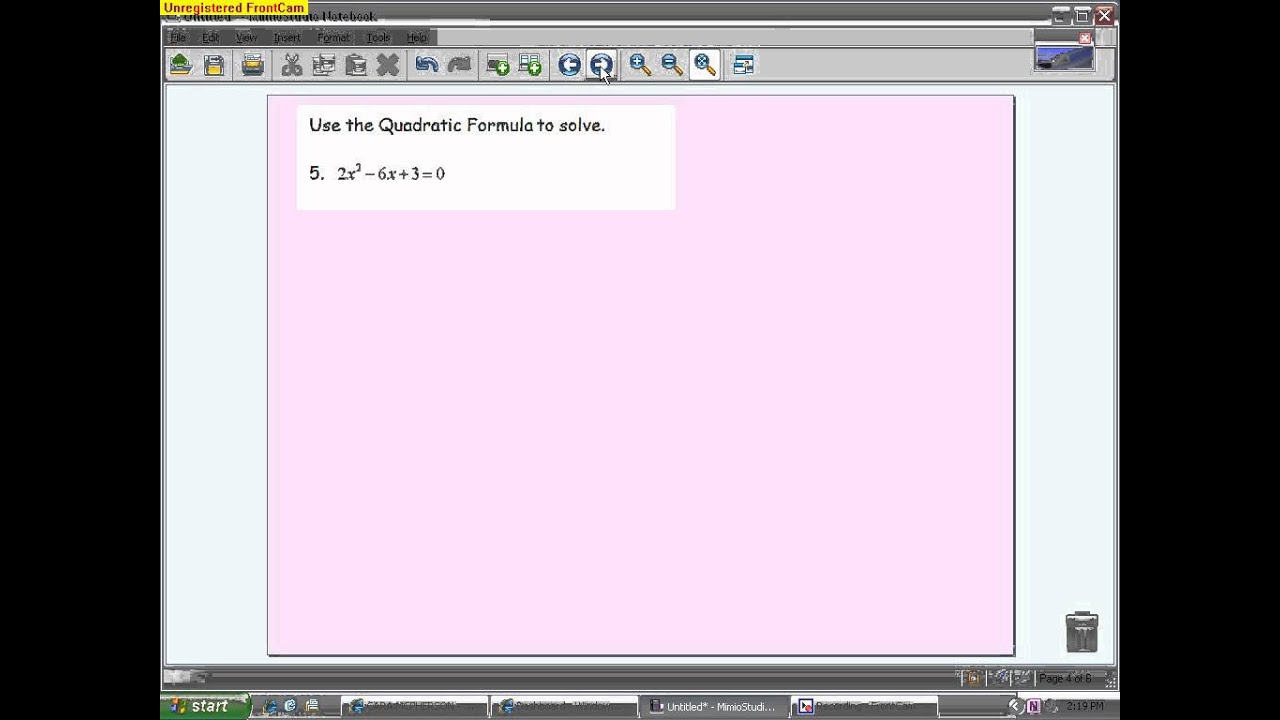 Algebra II: Quadratic Test Review - YouTube