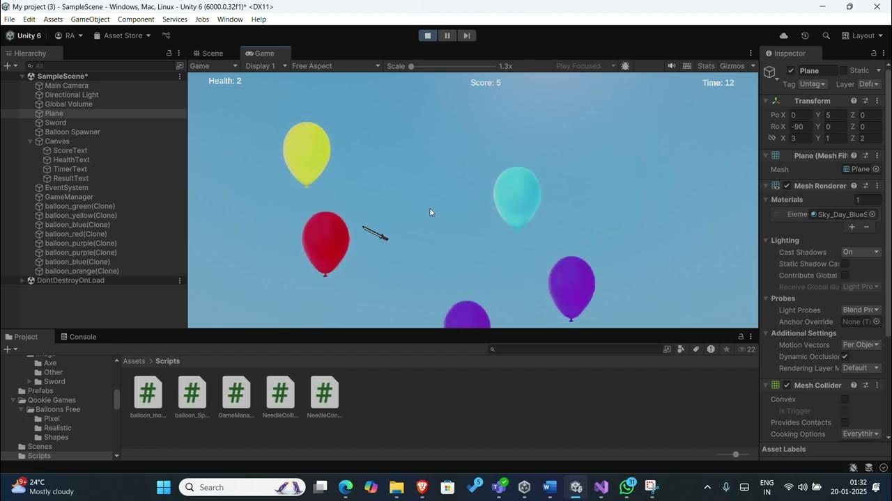 Fun Balloon Pop Game in Unity - YouTube