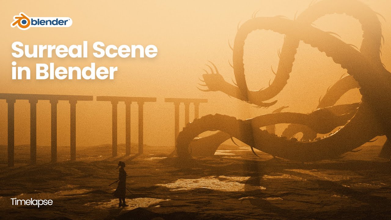 How I made this Surreal Scene in Blender | Time-Lapse - YouTube