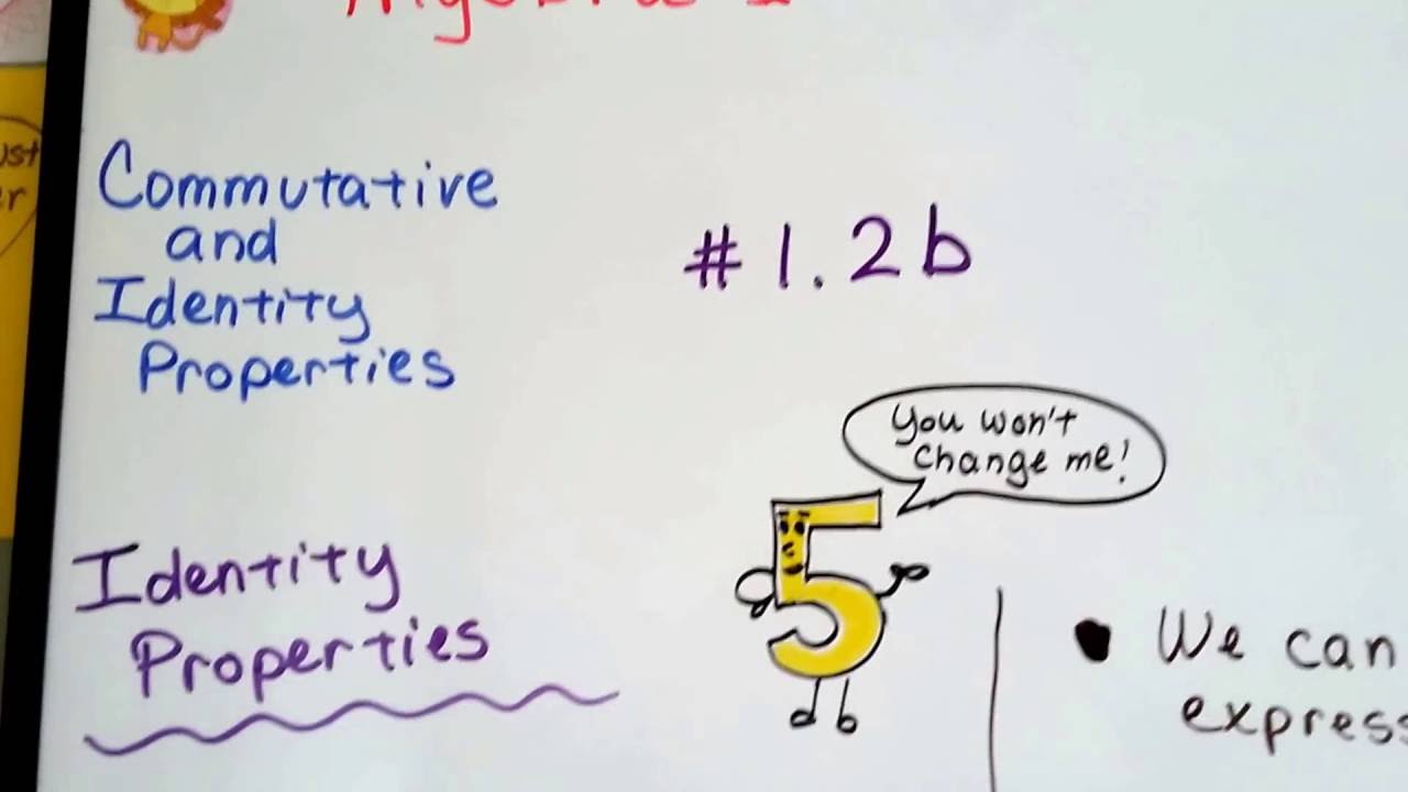 Algebra I 1 2b Identity Property Of Addition And Multiplication YouTube Algebra I 1 2b Identity Property Of Addition And Multiplication YouTube