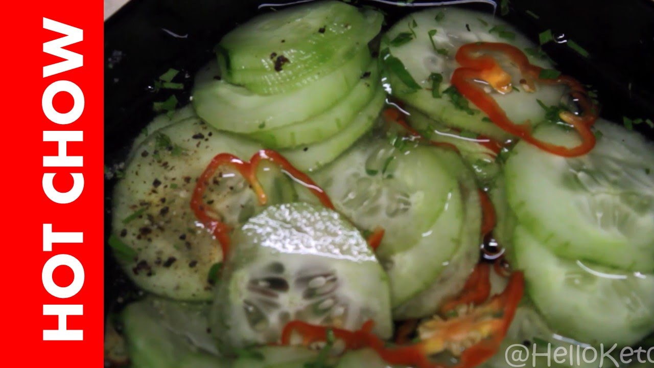 HOT Cucumber Chow - Trinidad - YouTube