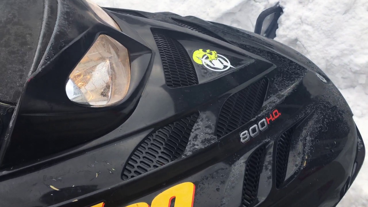 First start after full rebuild 2003 skidoo summit 800ho high mark ...