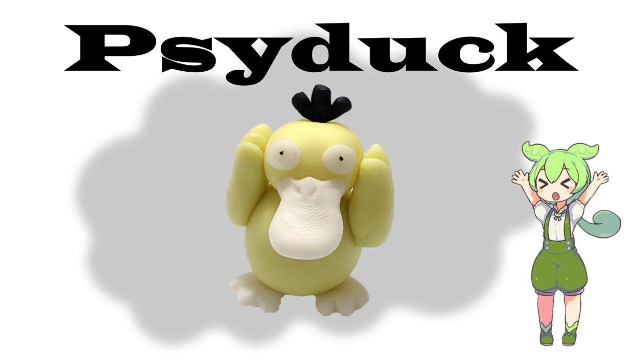 [Pokémon]I made a Psyduck with clay! #pokemon #clay #ポケモン #粘土 - YouTube