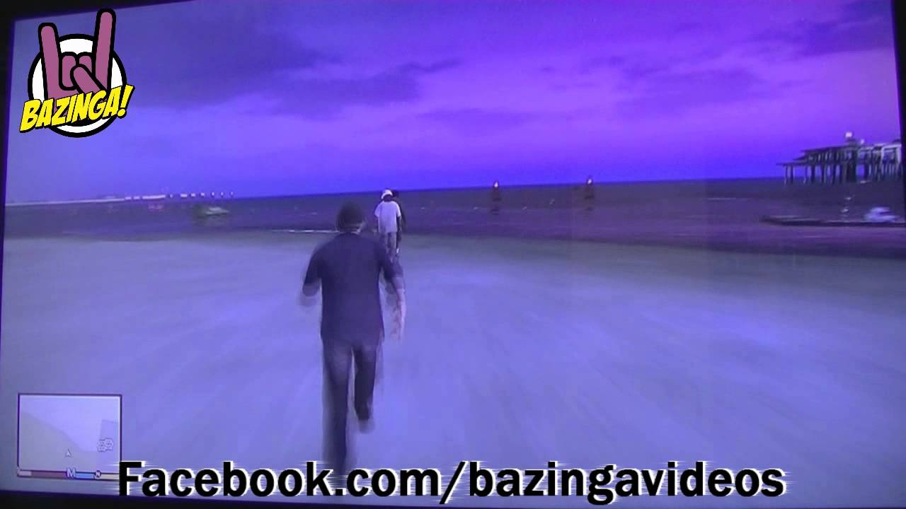 PRIMEIRO BUG DO GTA V - BAZINGA JOGANDO GTA! - YouTube