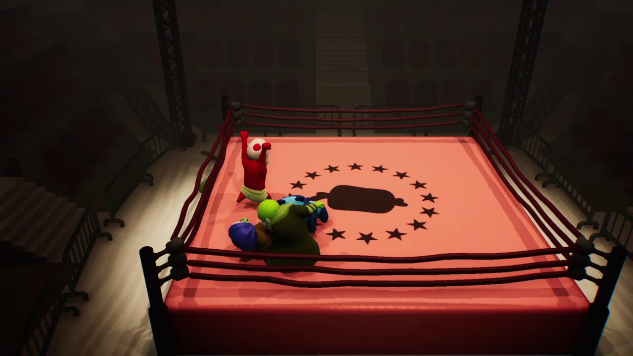 Gang Beasts - Melee - Ring - YouTube