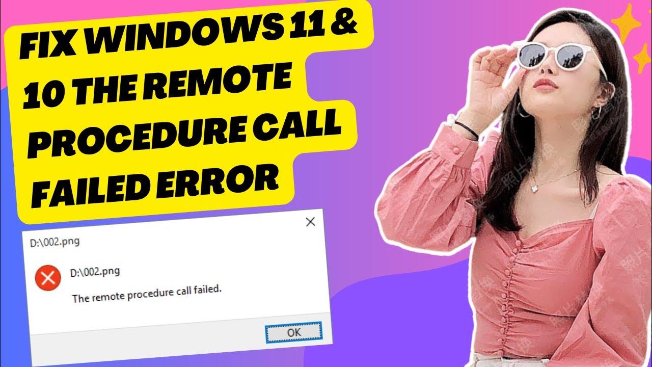 Fix Windows 11 and Windows 10 The Remote Procedure Call Failed Error - YouTube