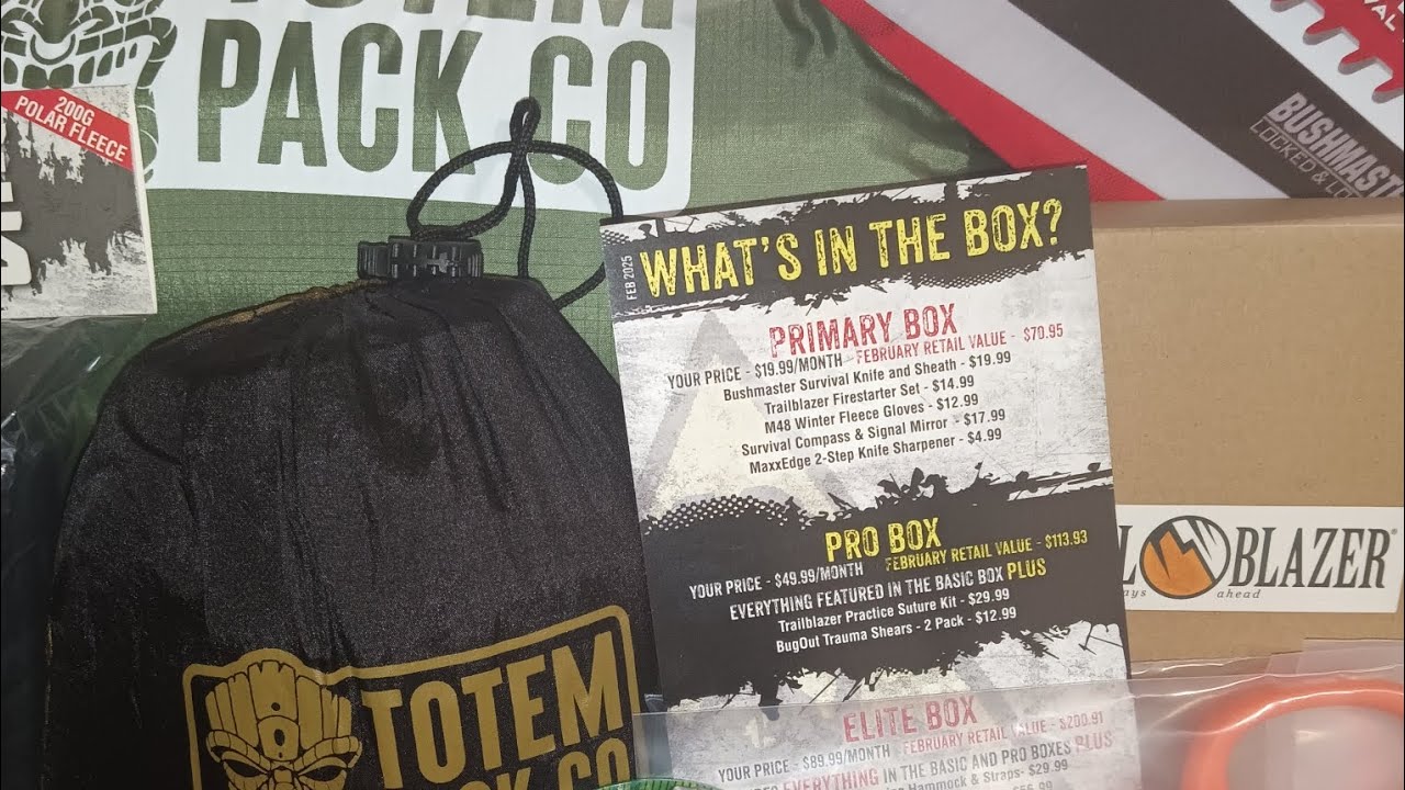 February Elite Mystery SHTF Box - YouTube