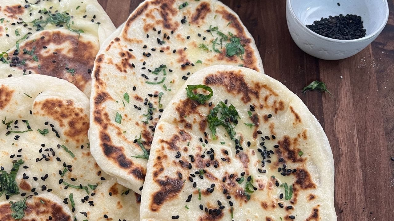 How To Make Home-made Naan Bread | Cooking with Zahra - YouTube