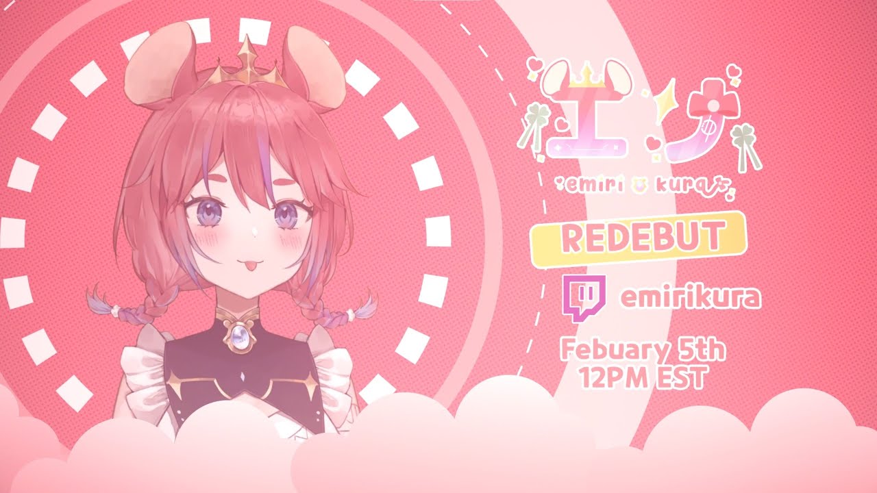 💕MOUSE VTUBER REDEBUT ANNOUNCEMENT💕 - YouTube