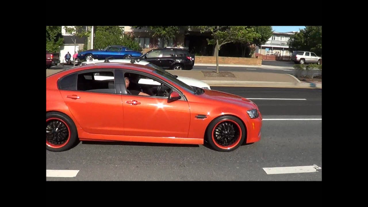 Highly Modded Pontiac G8 Brutal Accels amazing sound! - YouTube