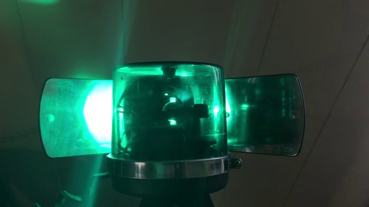 Federal Signal FireBall 2 FireBall II Green - YouTube