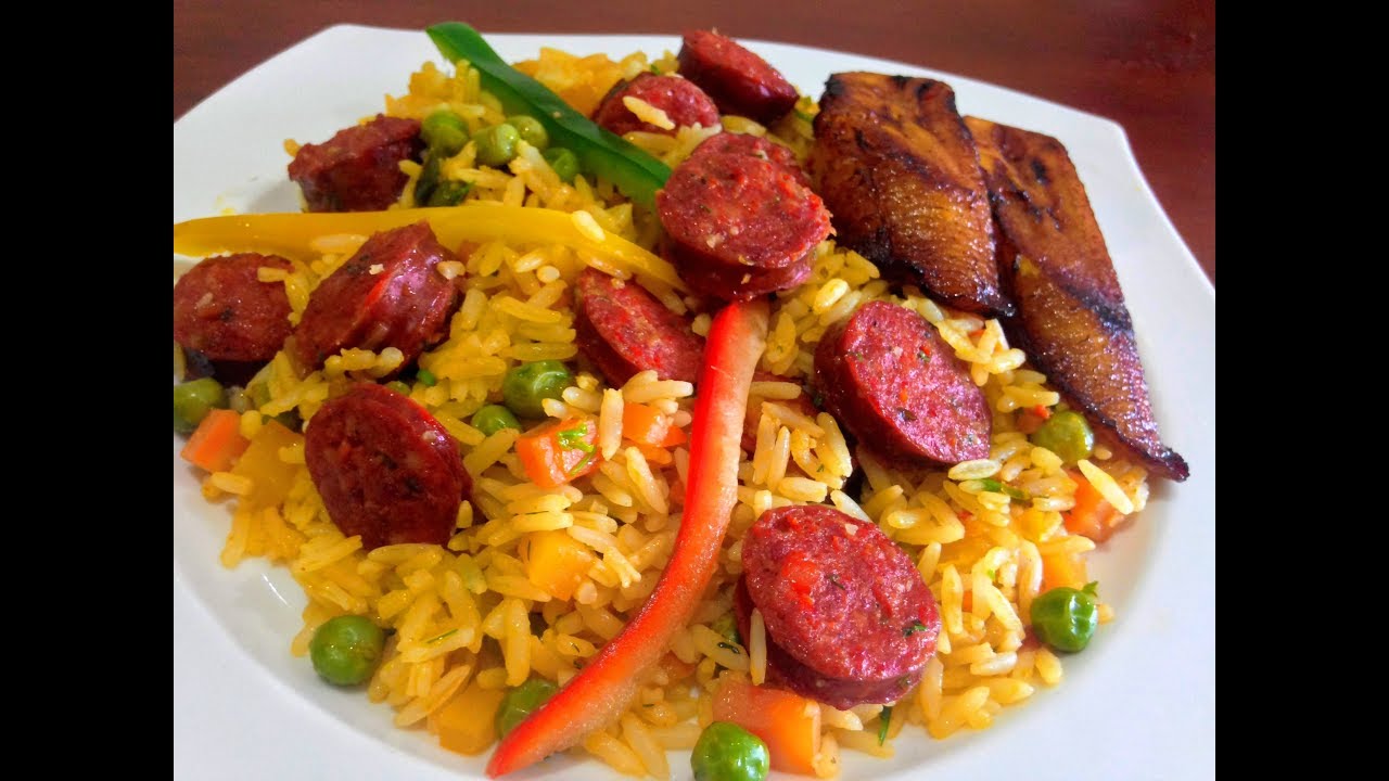 Arroz con longaniza ecuatoriano🇪🇨🇪🇨🇪🇨 - YouTube