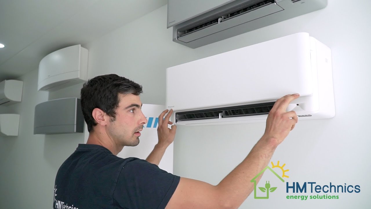 Hoe Daikin Stylish Filters Reinigen Hm Technics Youtube