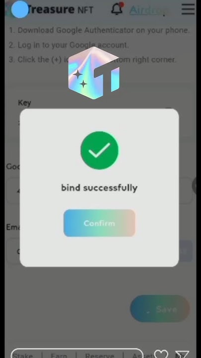 setting failed | wallet address already exists | bind successfull Tresure NFT | #Youtubeshorts ...