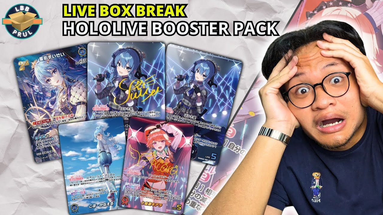 🔴LIVE Hololive BOOSTER PACK TCG LIVE BOX BREAK! Bareng @Prodiggie | Hololive Blooming Radiance ...