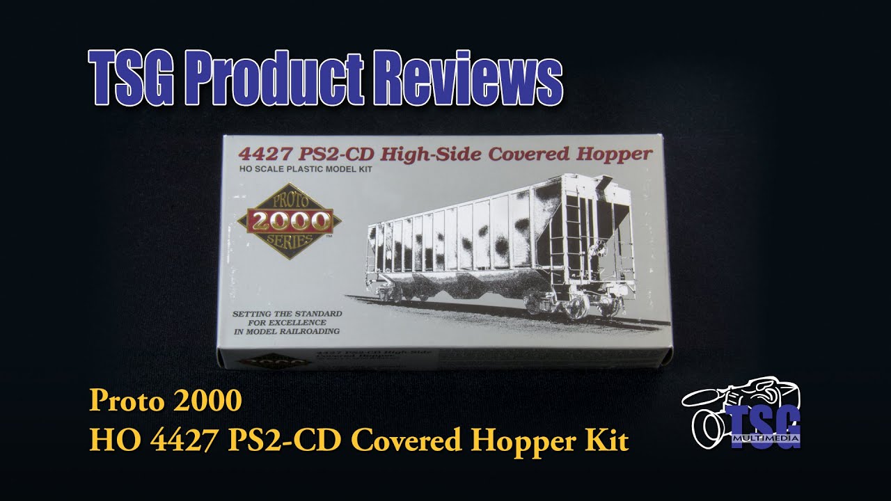 HO Scale Covered Hopper Kit Proto 2000 Product Review - YouTube