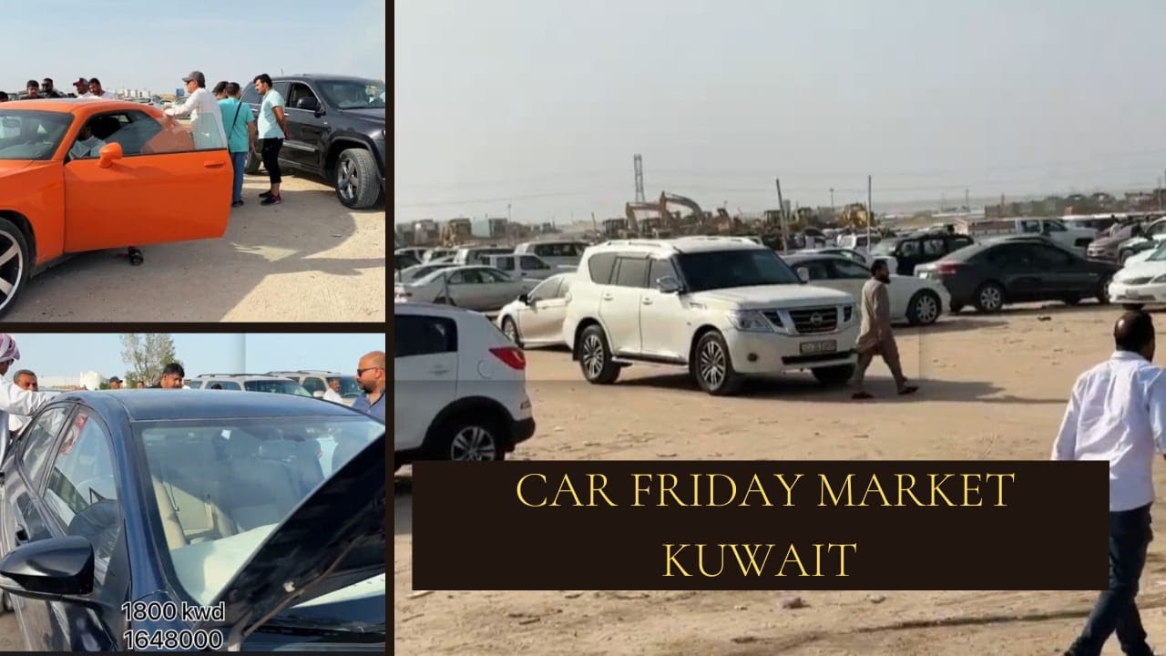 Friday Car Market Madness in Kuwait: Exclusive Auto Show - YouTube