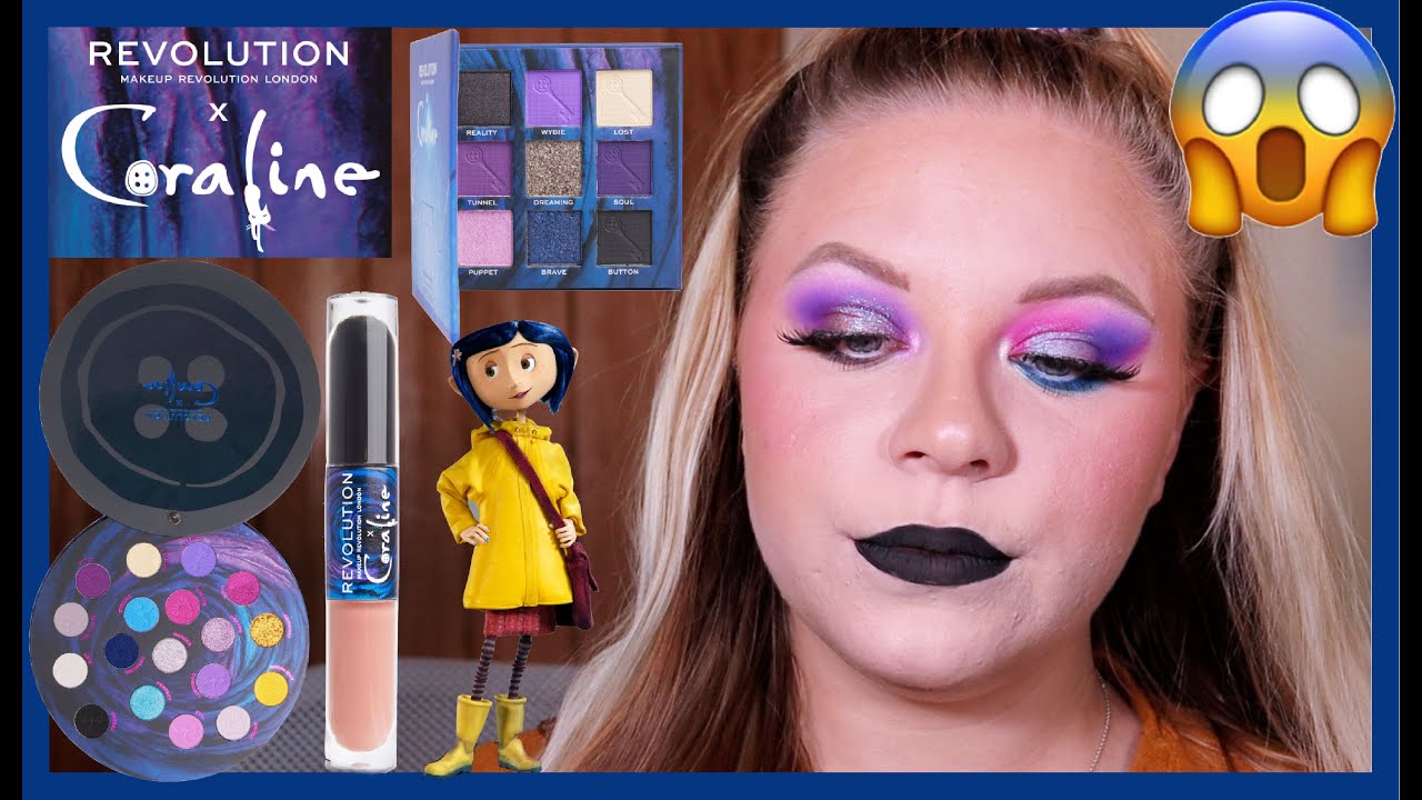 *NEW* REVOLUTION X CORALINE COLLECTION | swatches, tutorial & review | makeupwithalixkate - YouTube
