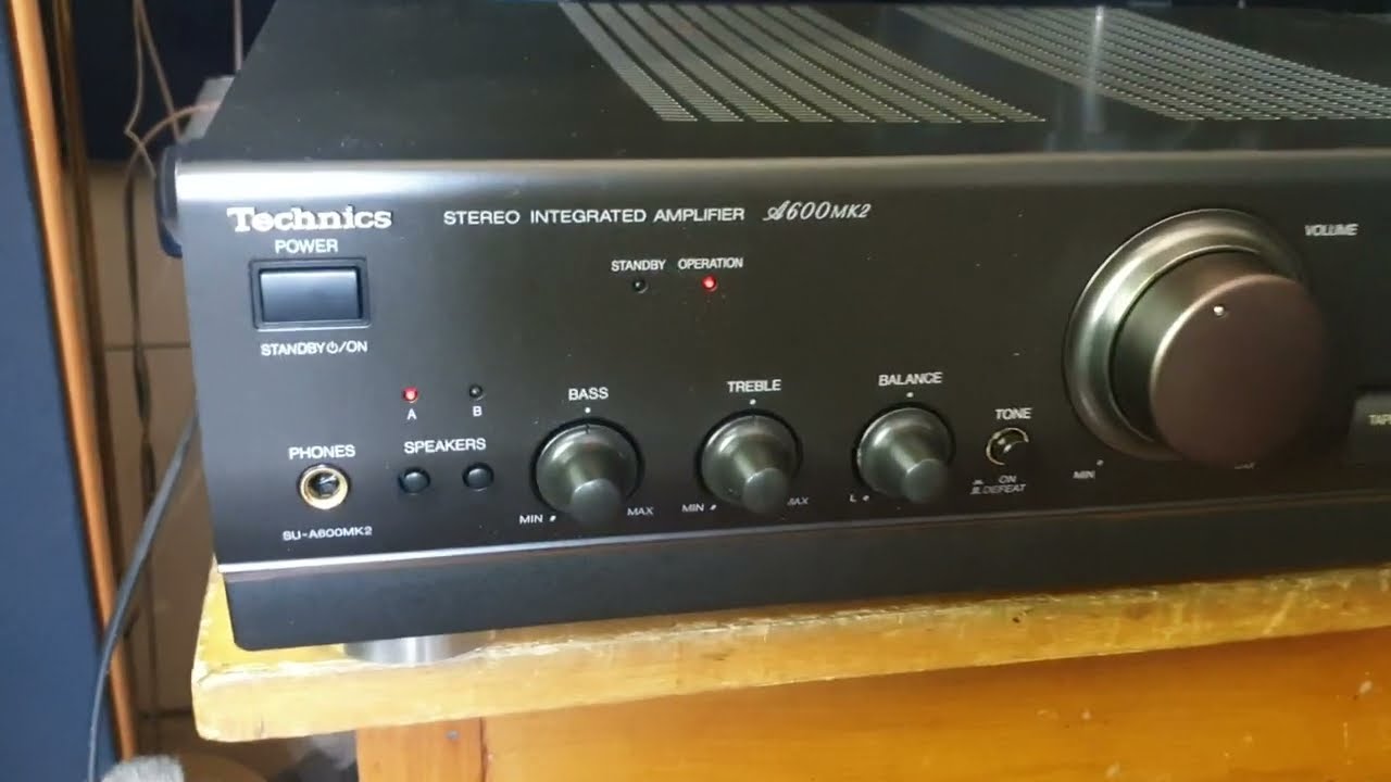 TECHNICS SU A 600 MKII CSÚCS MINŐSÉGI KÉSZÜLÉK! - YouTube