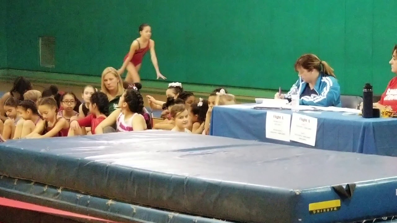 Riley's gymnastics competition - YouTube