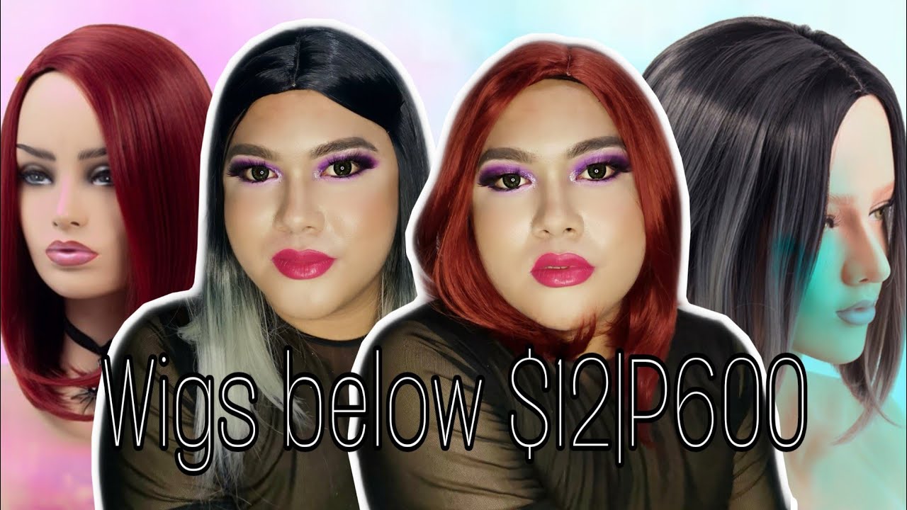 SHOPEE SHORT WIGS | WIGS REVIEWS | AFFORDABLE WIGS - YouTube