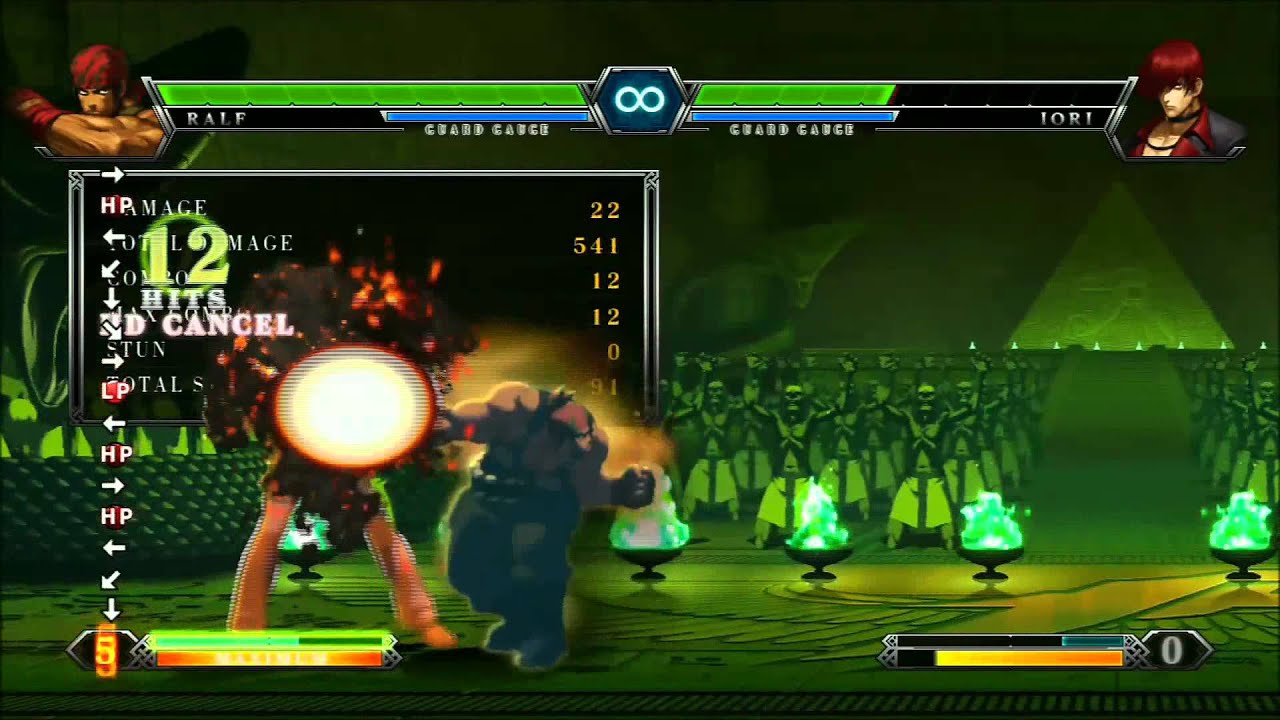 KOF XIII/13 - Ralf's combo 拉爾夫連段 - YouTube
