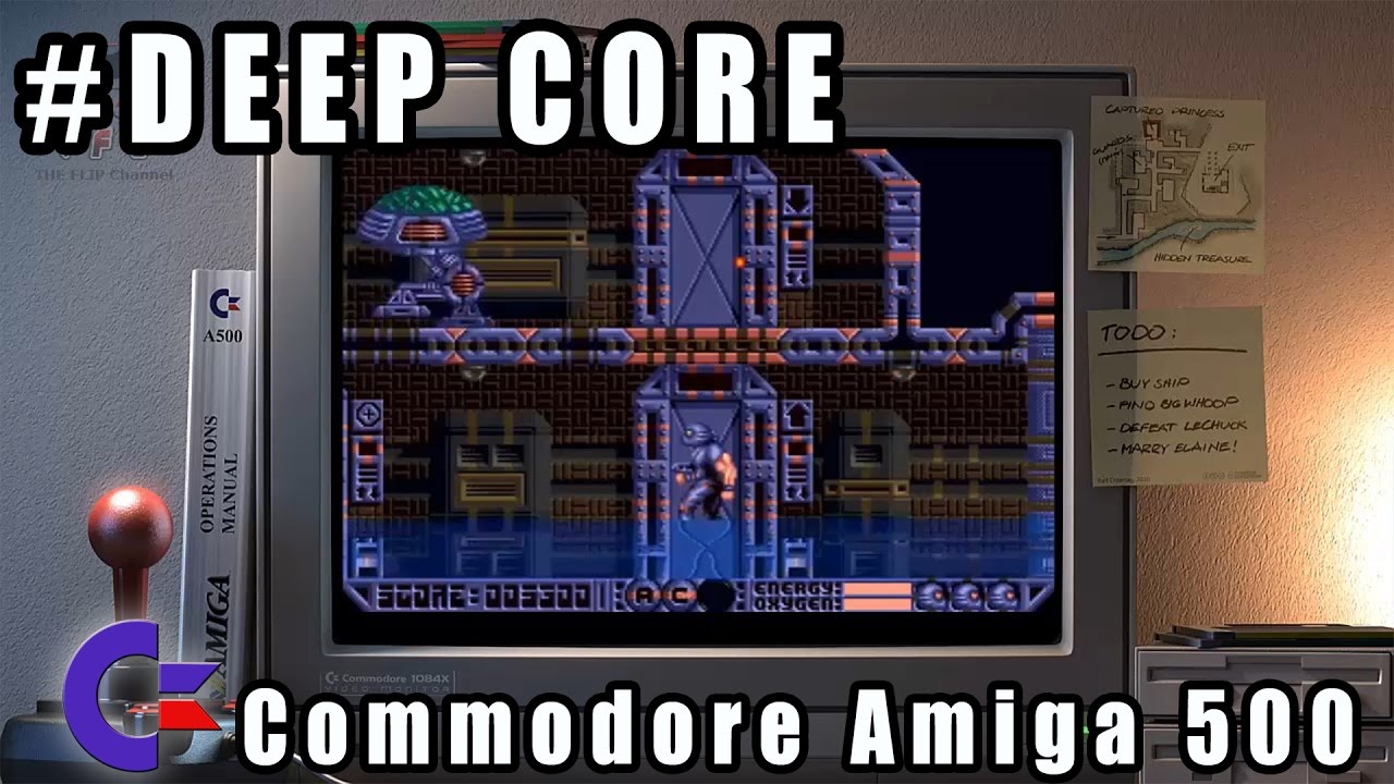Deep Core - Commodore Amiga 500 Gameplay Demo - YouTube