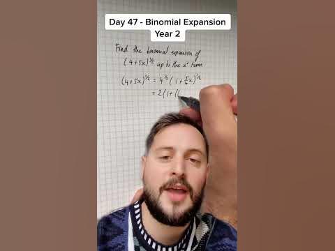 Day 47: Binomial Expansion (Year 2) • 100 Days of A-Level Maths 🧮 - YouTube