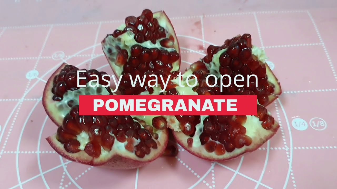 Easy way to open POMEGRANATE w/ @ivanahinaliw0808 - YouTube