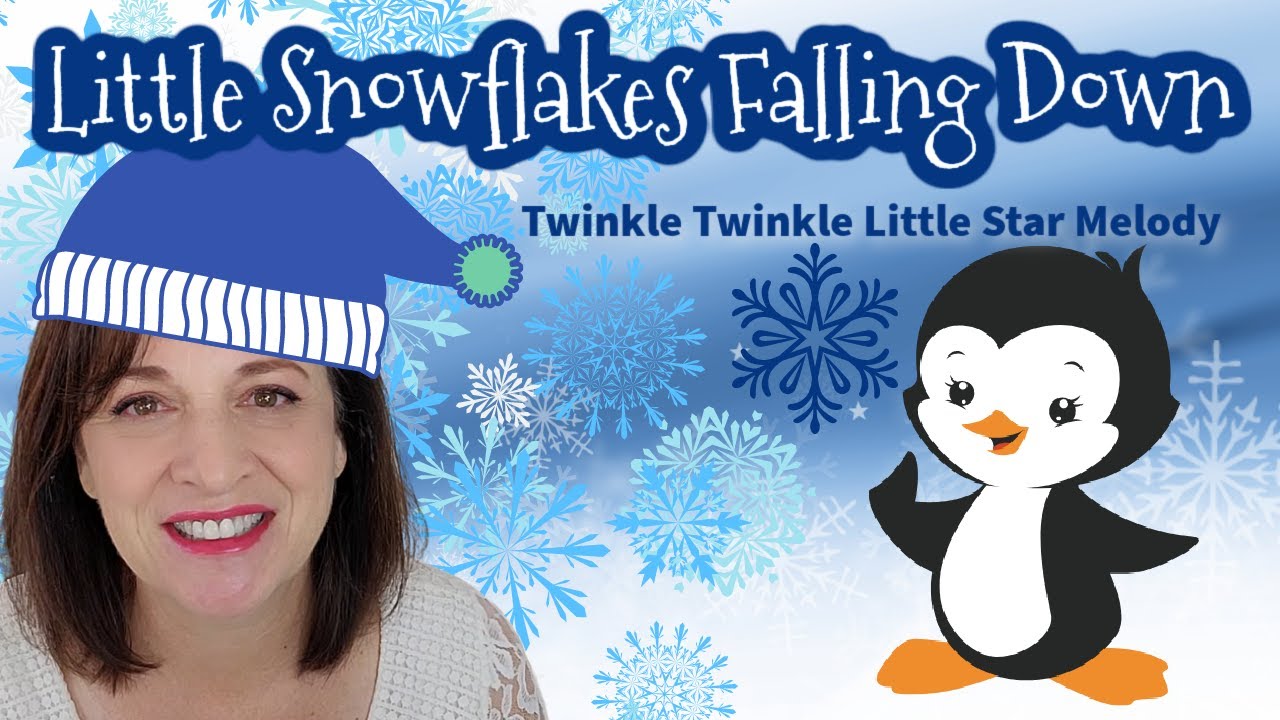 Twinkle Twinkle Song About Snowflakes Falling for kids - YouTube