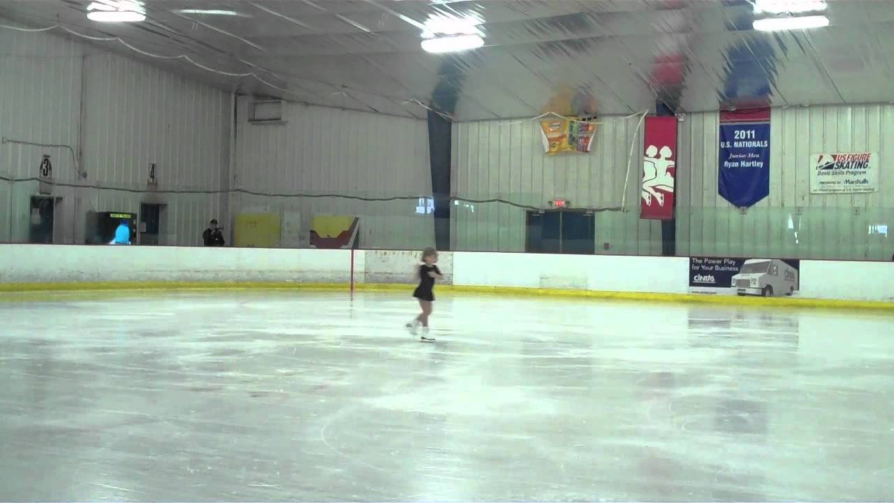 Makenna's First Skating Competition - Basic Skills 1 - YouTube