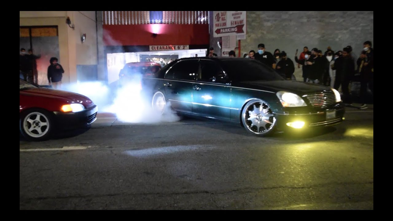 CRAZY corrupted Concepts car meets takes over LA !!! (BURNOUT, C8 ...