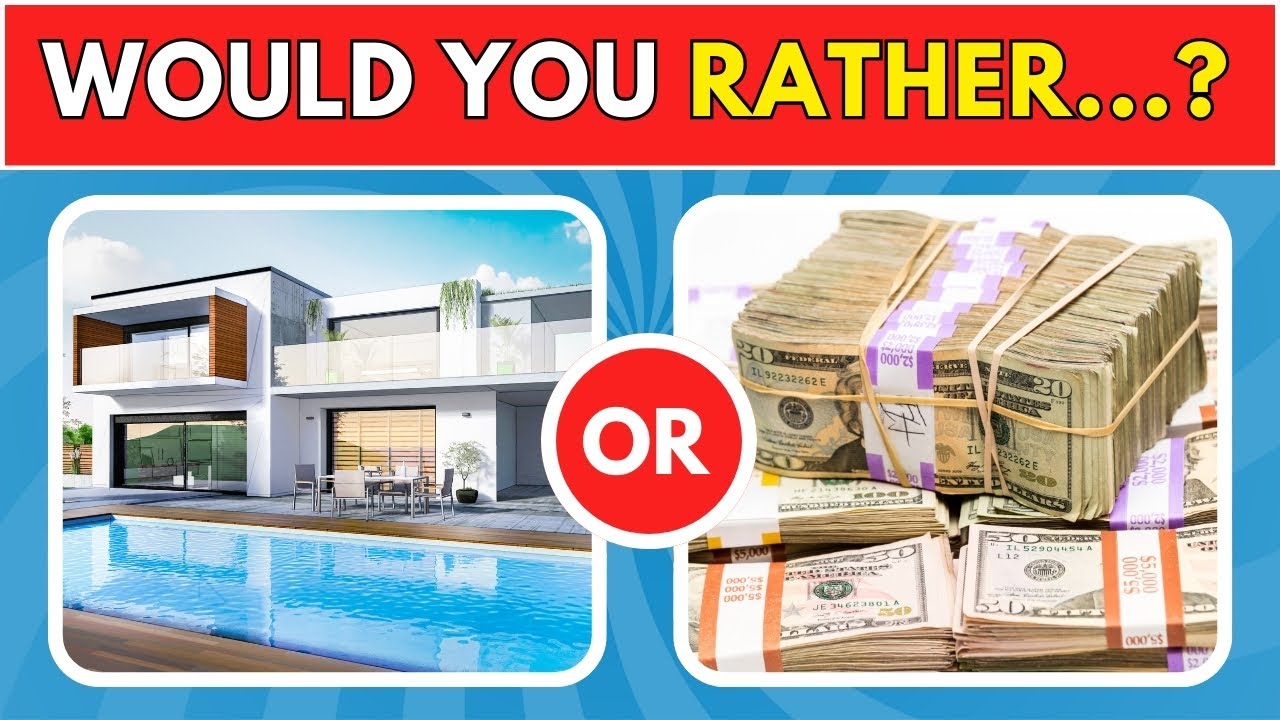 Would You Rather Luxury Life Edition πΈπ° Quiz Biz Youtube