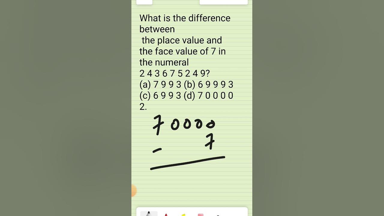 What Is The Difference Between The Place Value And The Face Value what-is-the-difference-between-the-place-value-and-the-face-value