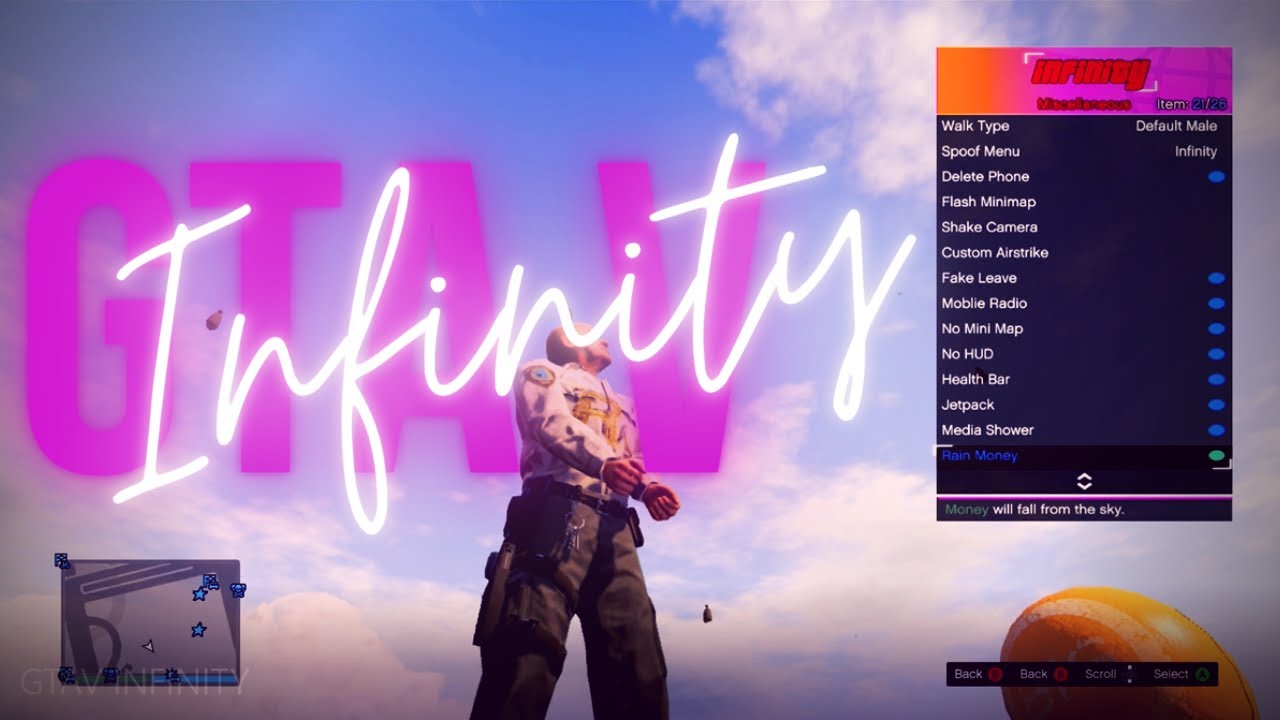 GTA V INFINITY V2.5 Mod Menu FREE! (RGH/JTAG) w/Download - YouTube