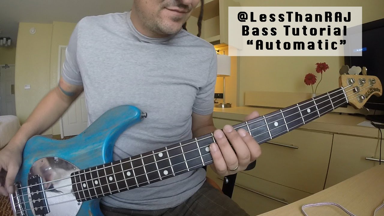 Less Than Jake - Roger Lima - Bass Tutorial "Automatic" Vid 7 - YouTube