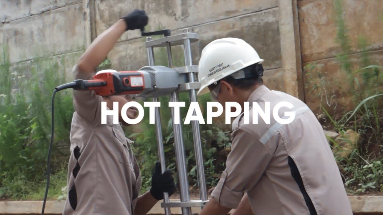 Proses pengeboran on-line atau Hot Tapping - YouTube