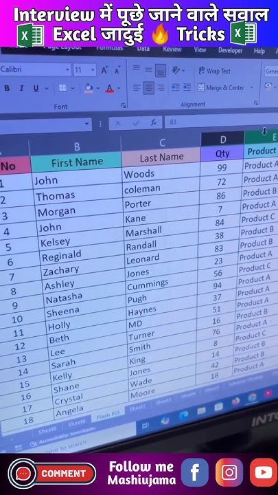 Full Name in Excel 🤩🔥 #excel #exceltricks #shorts - YouTube
