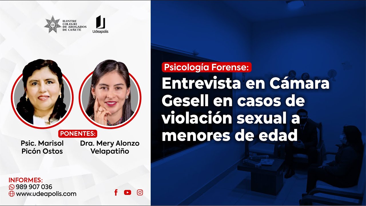 Entrevista En Cámara Gesell En Casos De Violación Sexual A Menores De