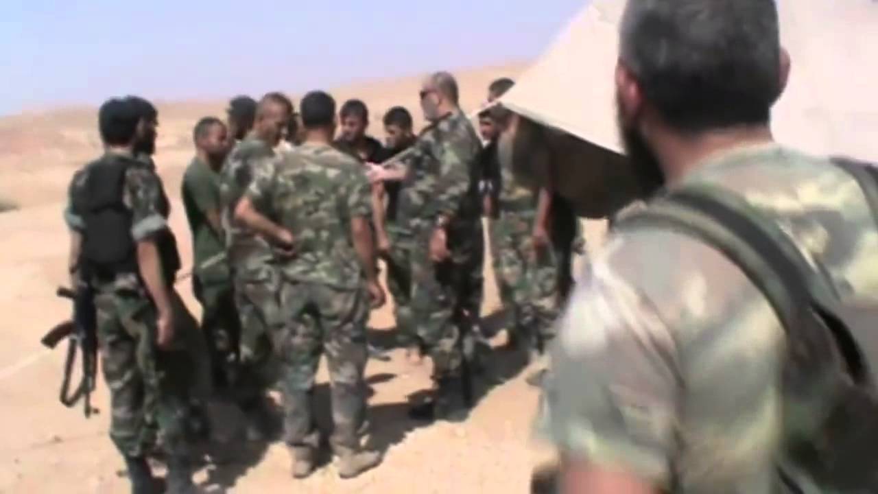 Syrian War 2015 - SAA (Syrian Arab Army) in Jazal Oil Field in Homs ...