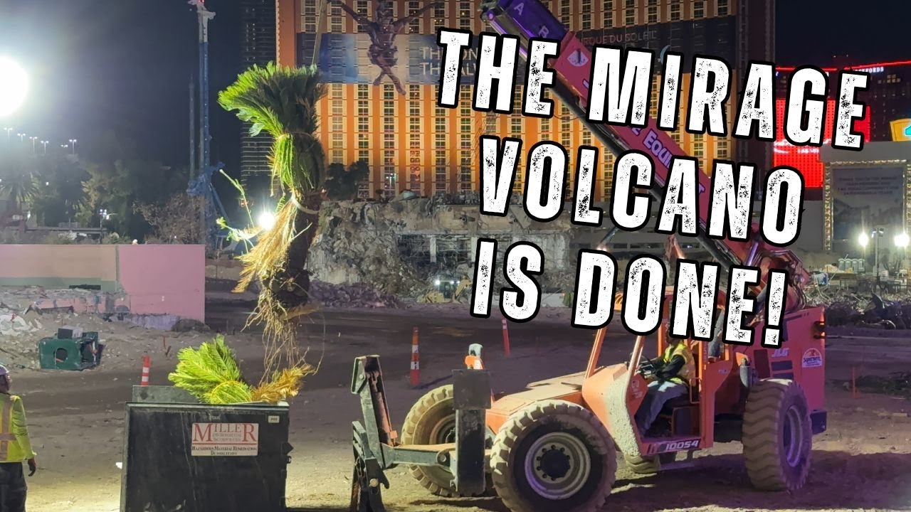 Iconic Vegas Strip Attraction is GONE FOREVER! Volcano is NOW a Mirage ...